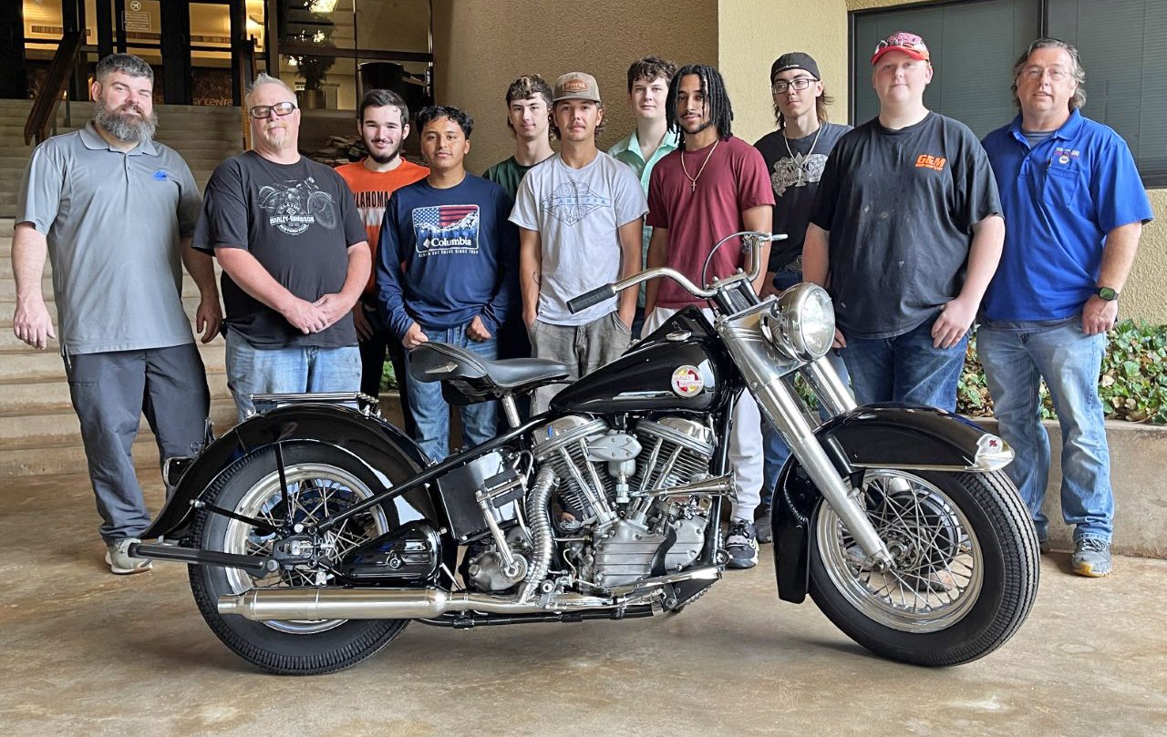 Meridian Students Restore Vintage Motorcycle - Meridian Tech