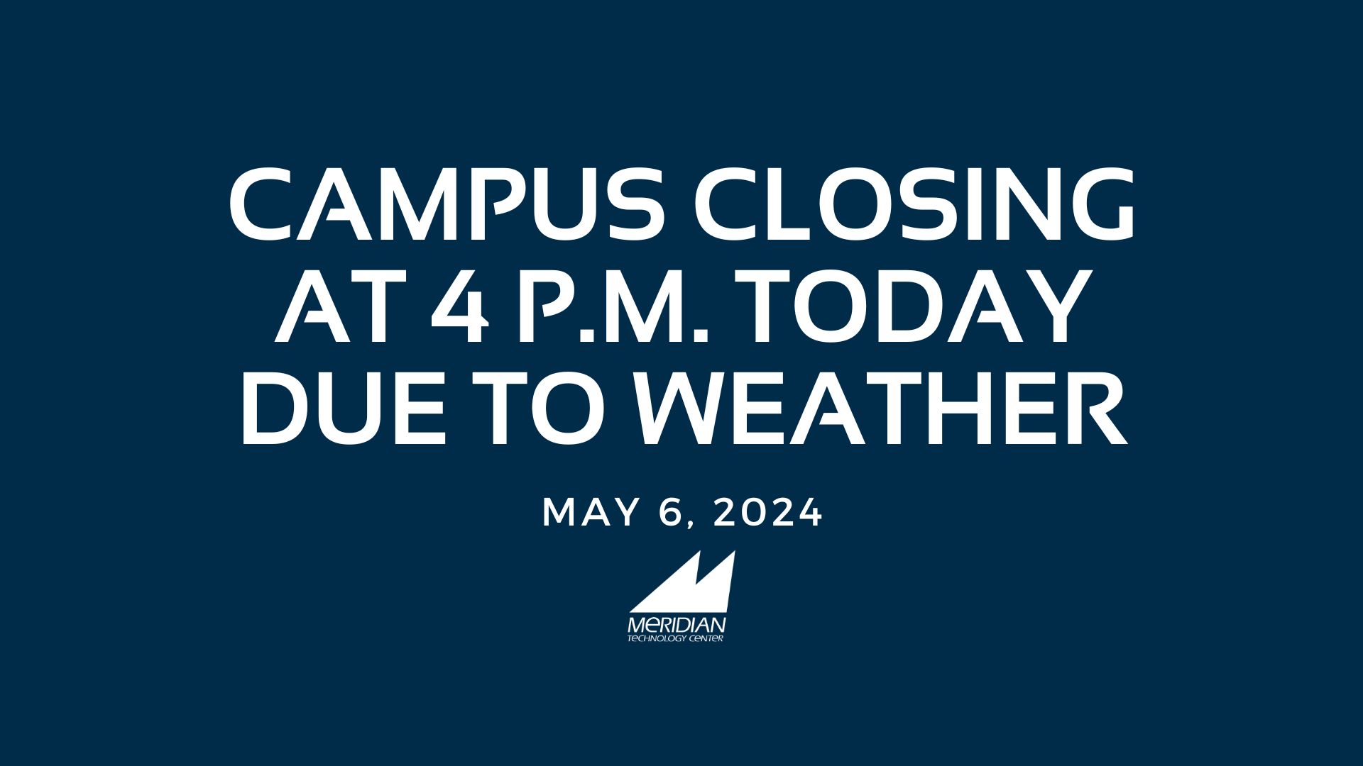 weather may 6 - Meridian Tech